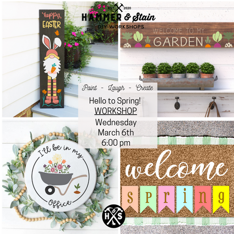 PUBLIC WORKSHOPS – Hammer & Stain Treasure Valley