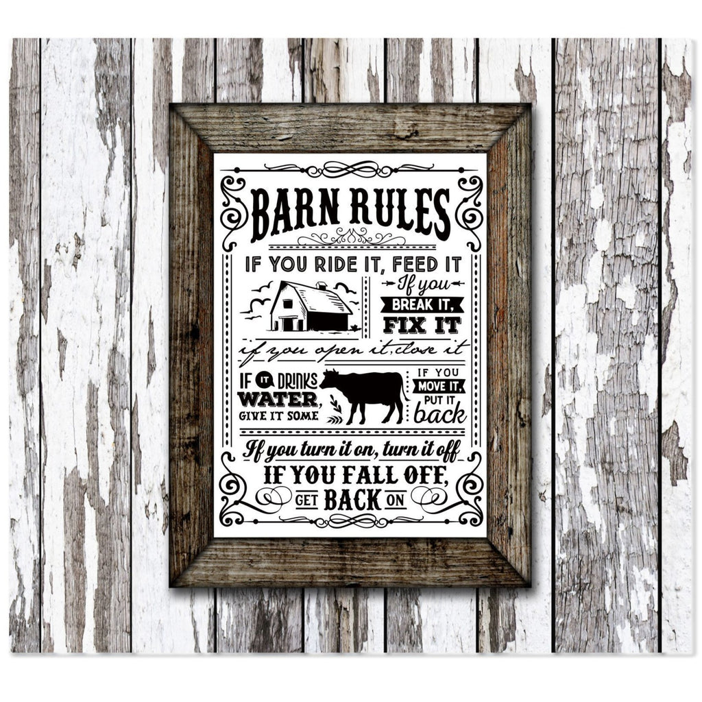 BARNYARD RULES – Hammer & Stain Treasure Valley