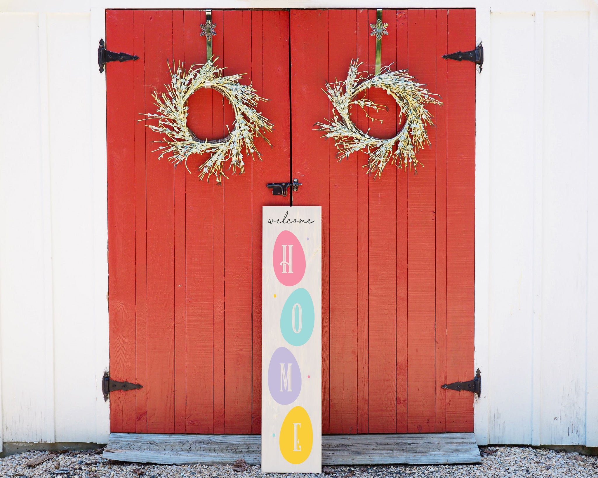 Spring & Easter Collection- Porch Leaners – Hammer & Stain Treasure Valley